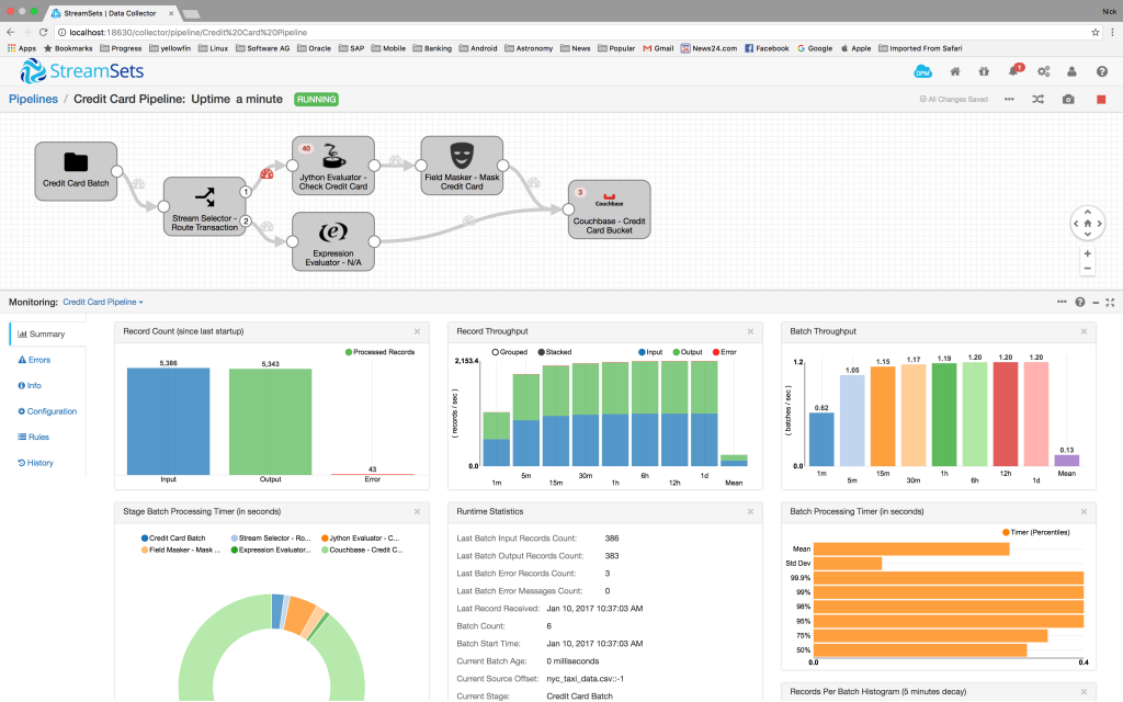 Ingesting Data Into Couchbase Using Streamsets Data Collector Streamsets