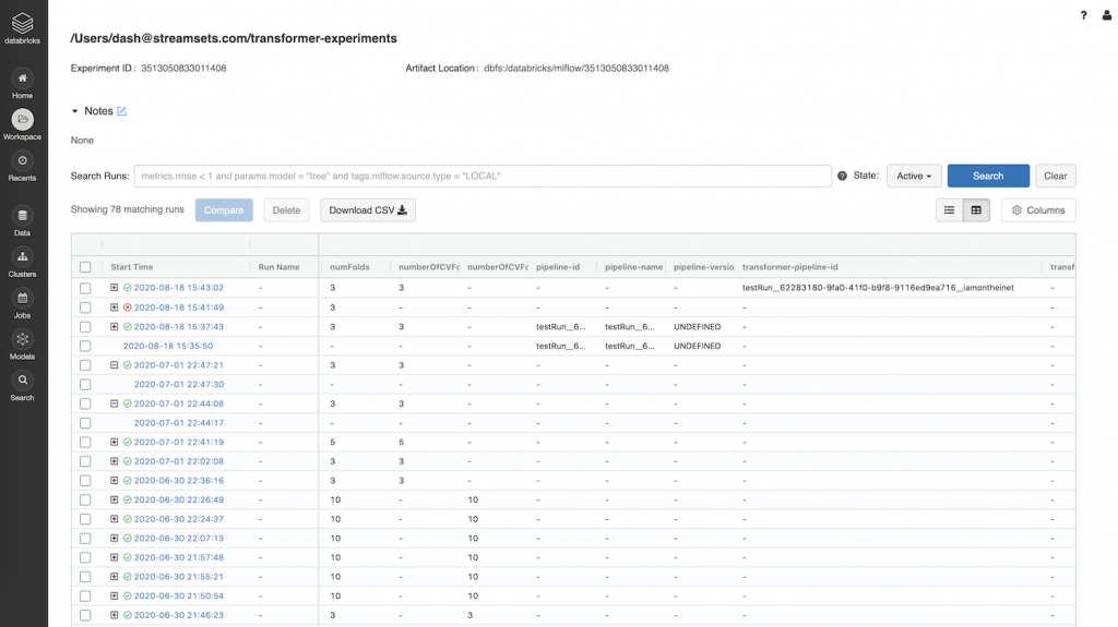 Model Experiments, Tracking and Registration using MLflow on Databricks ... Model Experiments, Tracking and Registration using MLflow on Databricks ...
